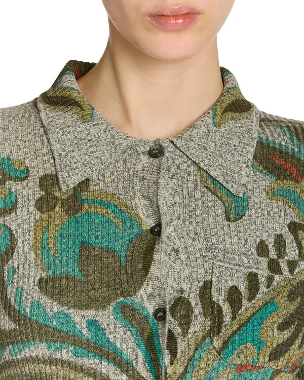 Etro Wool Printed Shirt