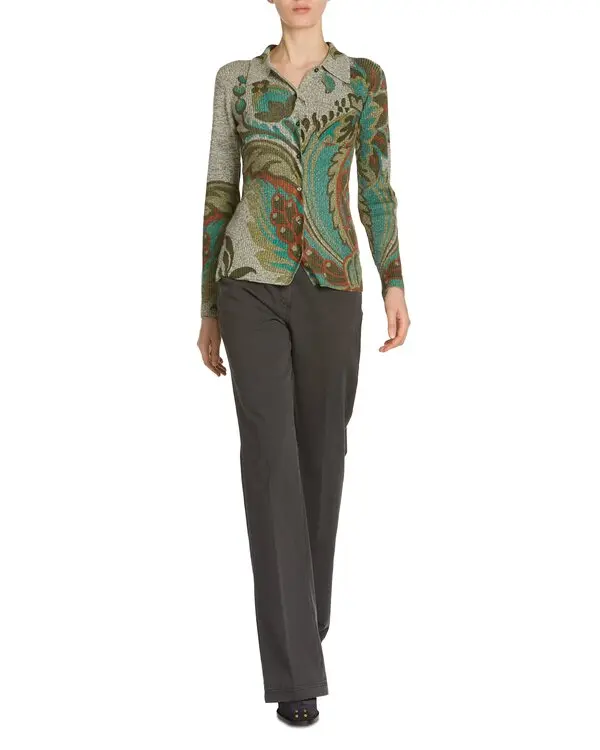 Etro Wool Printed Shirt