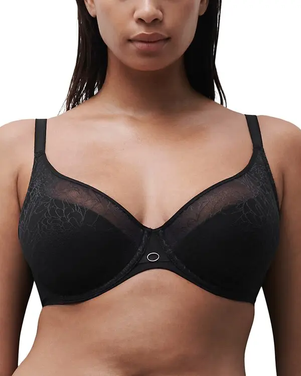 Chantelle Lightweight Plunge Bra - Black