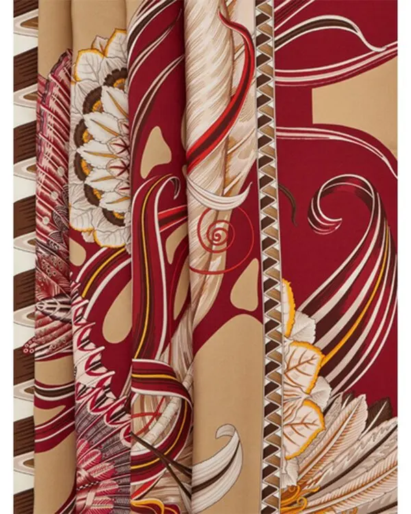 FERRAGAMO Giada Print Silk Scarf