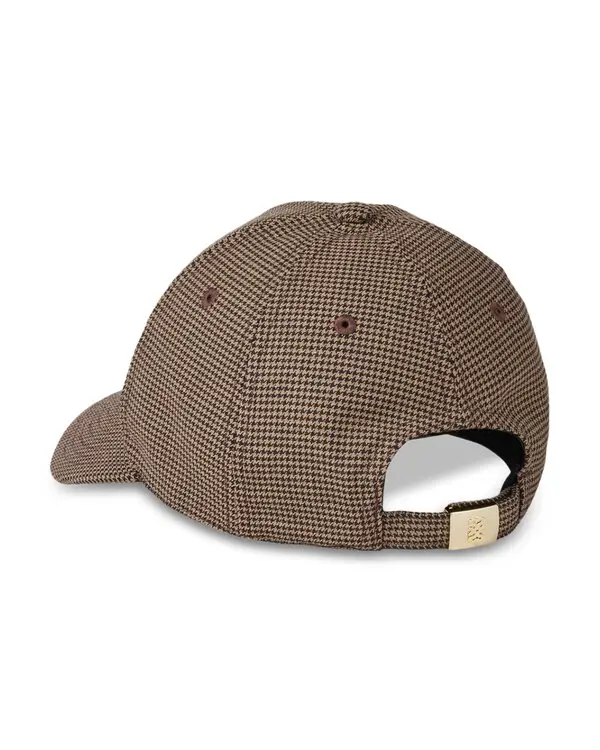 Sandro Houndstooth Print Cap
