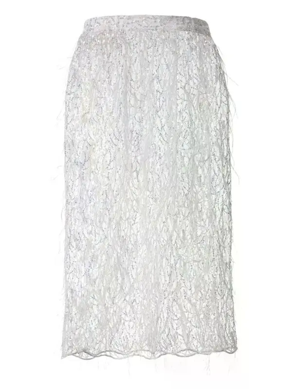 ALMAZ Sequin-embellished Midi Skirt