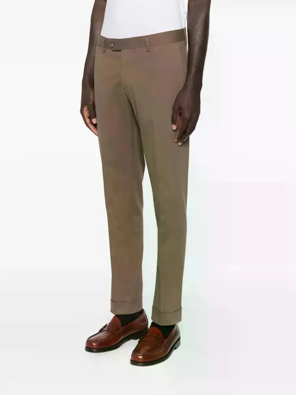 BARBA NAPOLI Turn-up Trousers