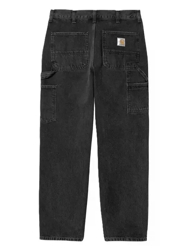 Carhartt Work In Progress Back-pocket Belt-loops Jeans - Black