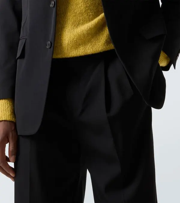 Auralee Wool Gabardine Suit Pants