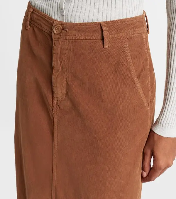 Velvet By Graham & Spencer Fia Cotton Midi Skirt