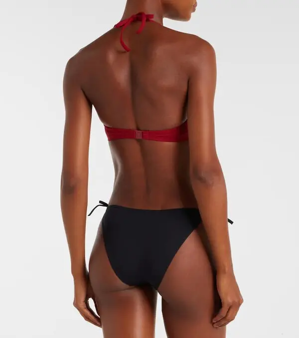 ERES Gang Halterneck Bikini Top - Red