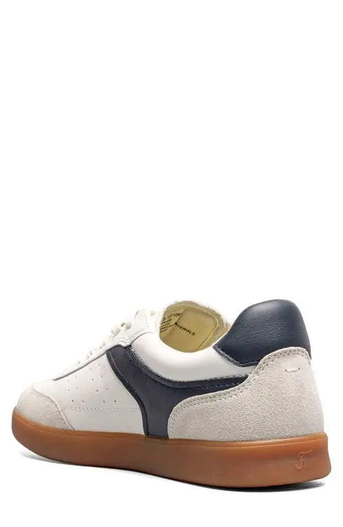 Florsheim Pace T-toe Low Top Leather Sneakers - Bone Multi