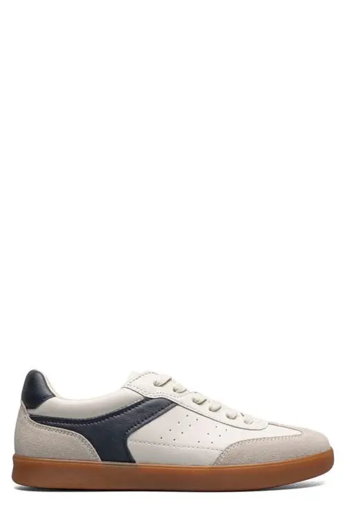 Florsheim Pace T-toe Low Top Leather Sneakers - Bone Multi