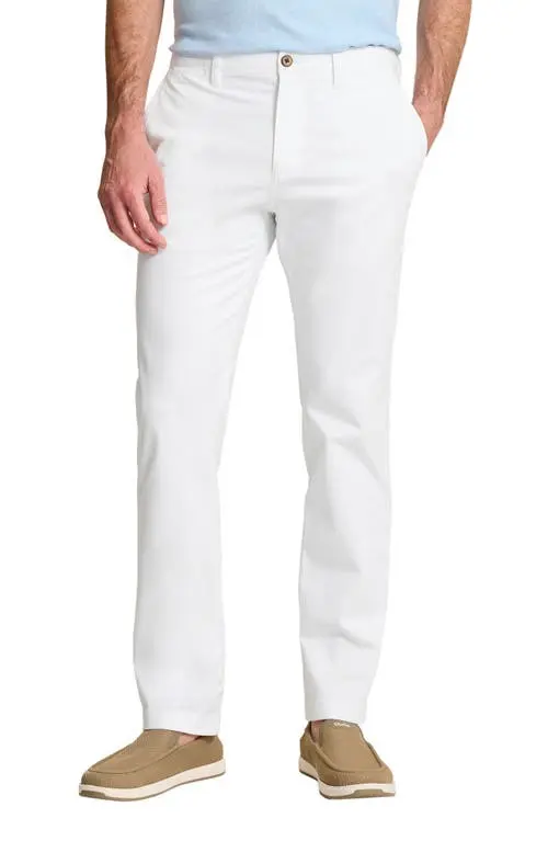 Tommy Bahama Boracay® Island Flat Front Stretch Chinos - White