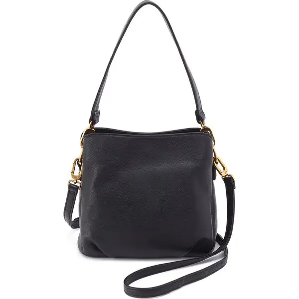 Hobo Starr Convertible Leather Shoulder Bag - Black