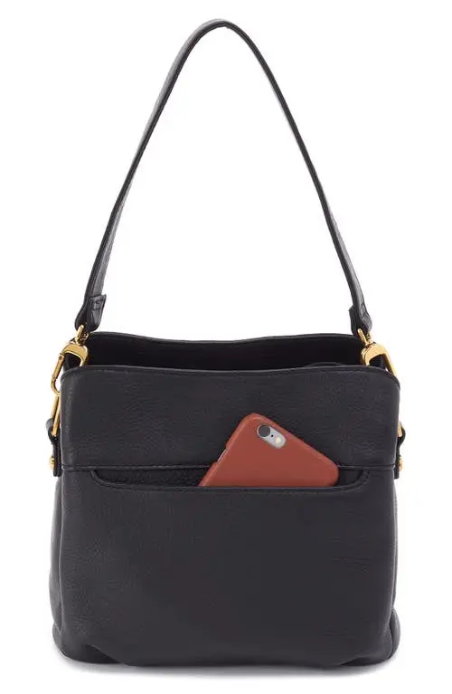 Hobo Starr Convertible Leather Shoulder Bag - Black