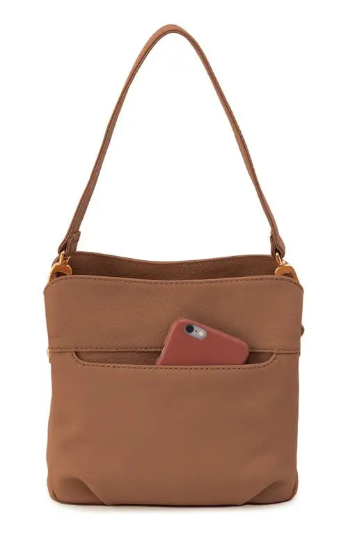 Hobo Starr Convertible Leather Shoulder Bag - Timber Brown