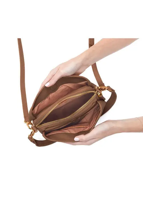 Hobo Starr Convertible Leather Shoulder Bag - Timber Brown