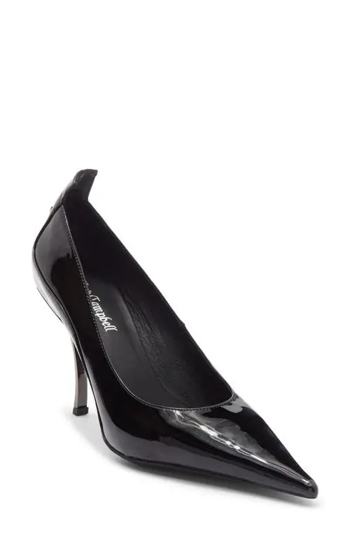 Jeffrey Campbell Pointed-toe Pump - Black Patent