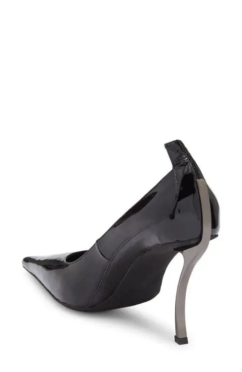 Jeffrey Campbell Pointed-toe Pump - Black Patent