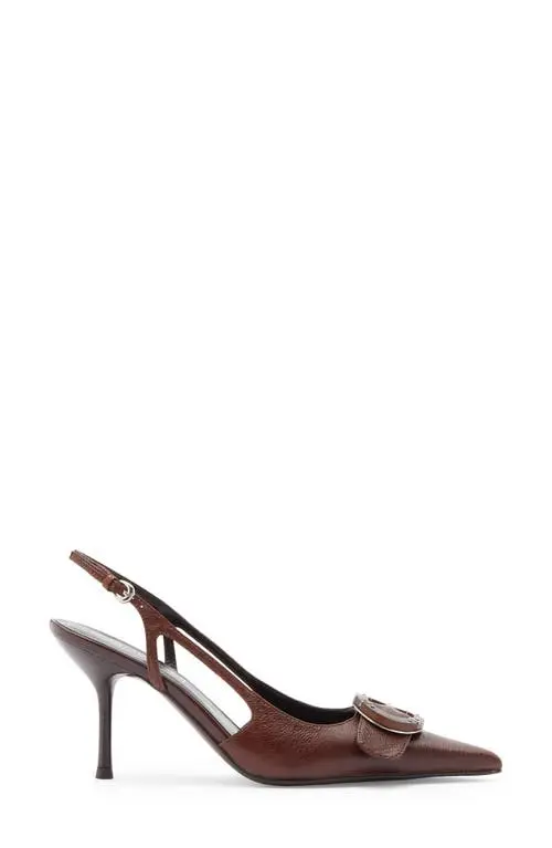 Jeffrey Campbell Hannigan Pointed Toe Slingback Pumps
