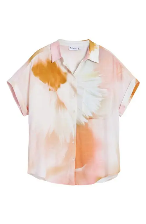 Desigual Abstract Print Short Sleeve Shirt