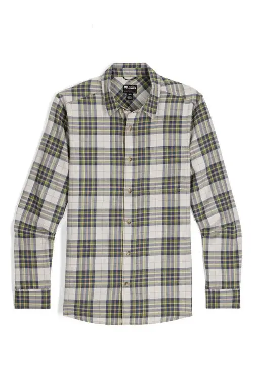 OUTDOOR RESEARCH Ravenna Performance Flannel Button-up Shirt - Rainforest Plaid