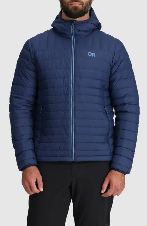 OUTDOOR RESEARCH Transcendent Hooded Down Puffer Jacket - Cenote