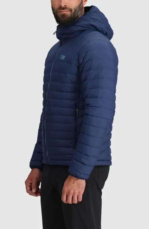 OUTDOOR RESEARCH Transcendent Hooded Down Puffer Jacket - Cenote