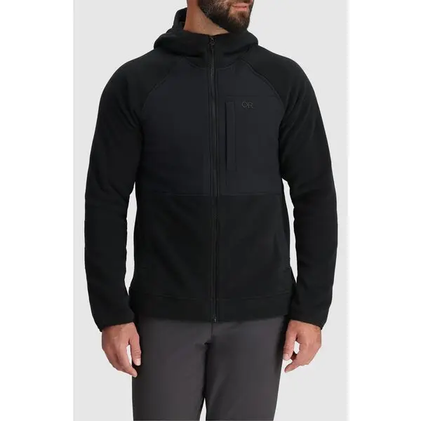 OUTDOOR RESEARCH Polartec 200 Hooded Jacket - Black
