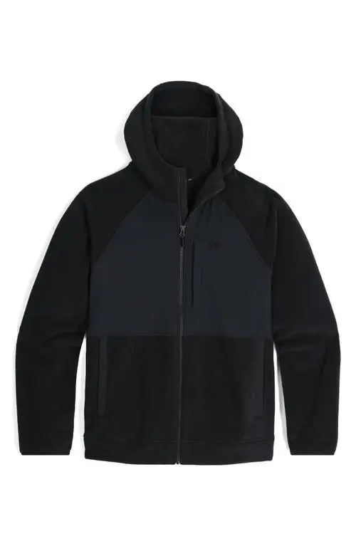 OUTDOOR RESEARCH Polartec 200 Hooded Jacket - Black