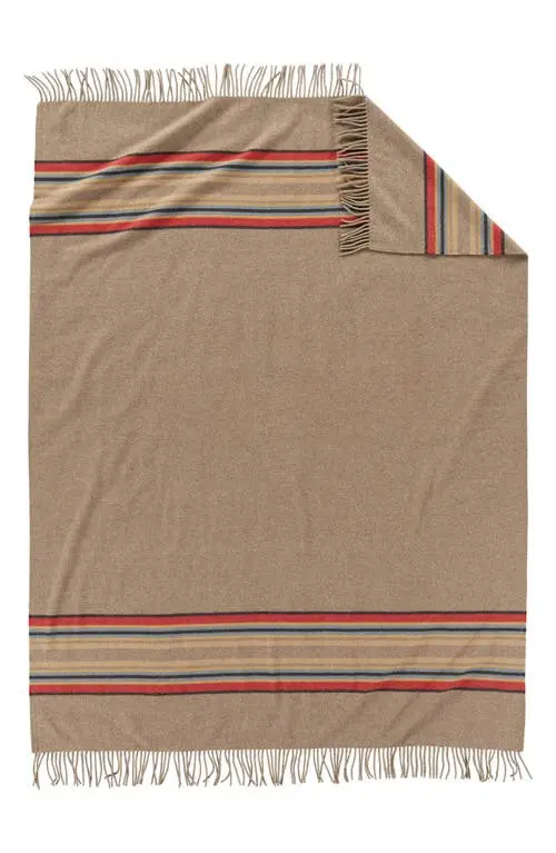 Pendleton 5th Avenue Throw Blanket - Mineral Umber