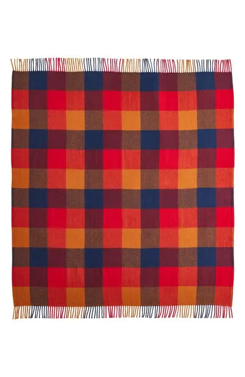 Pendleton Washable Wool Throw Blanket - Copper/red