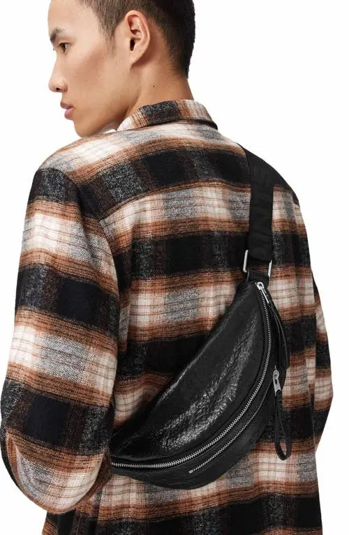 ALLSAINTS Itoko Lambskin Leather Bum Bag