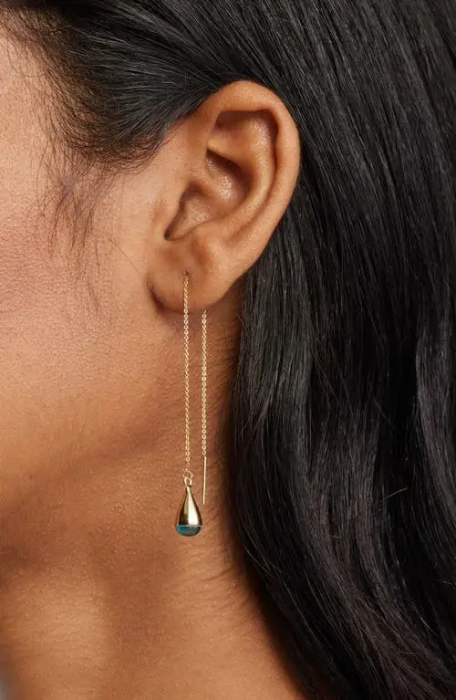 SOKO Glass Dash Chain Threader Earrings