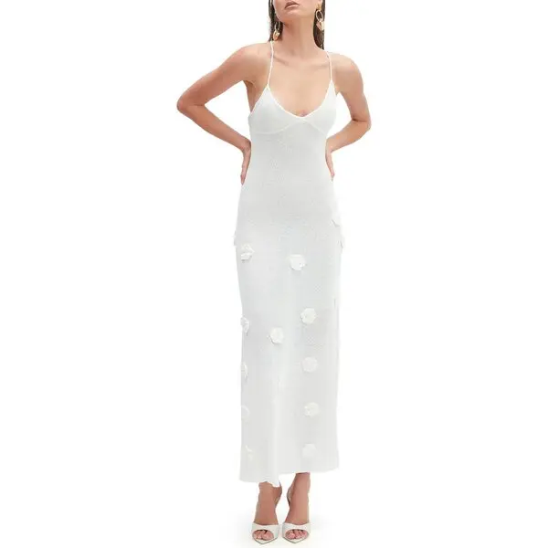 Bardot Brody Knit Halter Maxi Dress