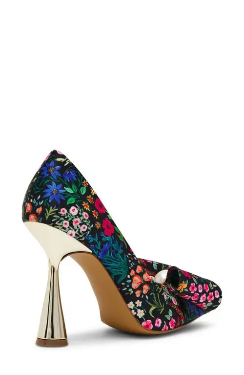 Betsey Johnson Kyliee Half D'orsay Pointed Toe Pumps - Ditsy Floral