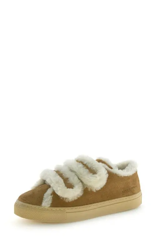 VOILE BLANCHE Gretha Shearling Sneakers - Light Brown