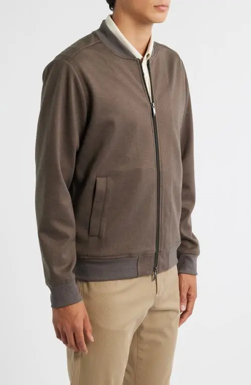 Robert Barakett Patricio Lightweight Bomber Jacket - Brown