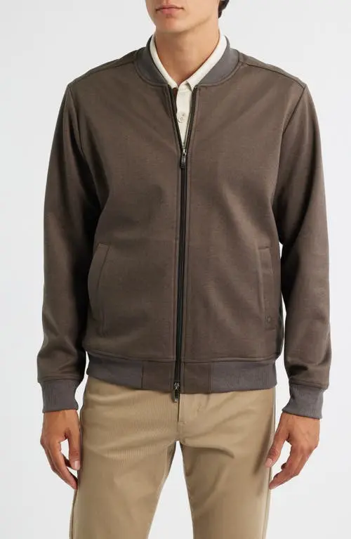 Robert Barakett Patricio Lightweight Bomber Jacket - Brown