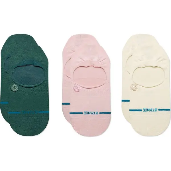 Stance Icon Assorted 3-pack Invisible Socks - Teal