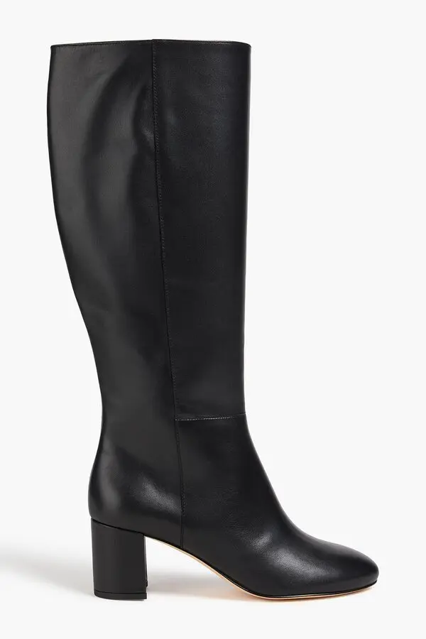 STUART WEITZMAN Celina 60 Leather Knee Boots - Black