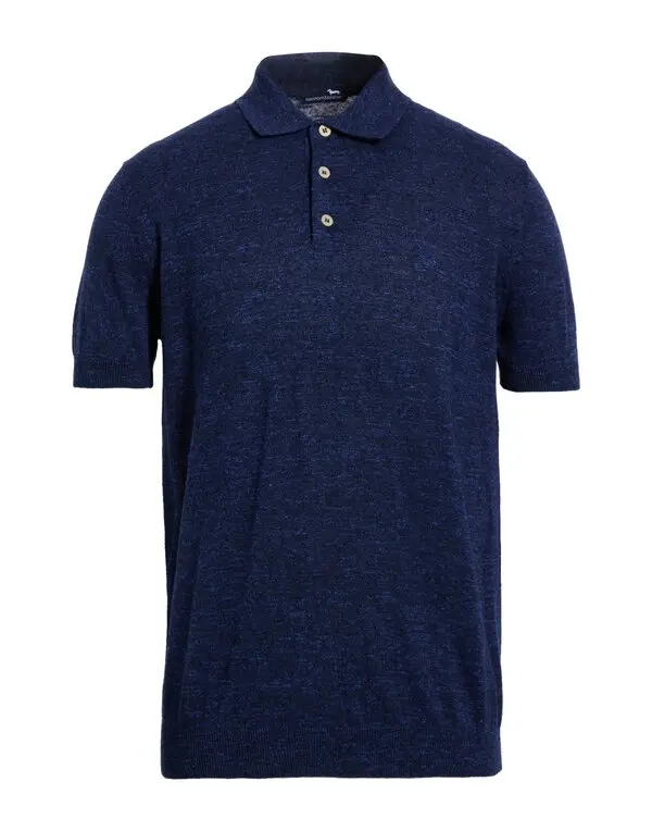 HARMONT & BLAINE Polo Shirt Size Cotton, Linen