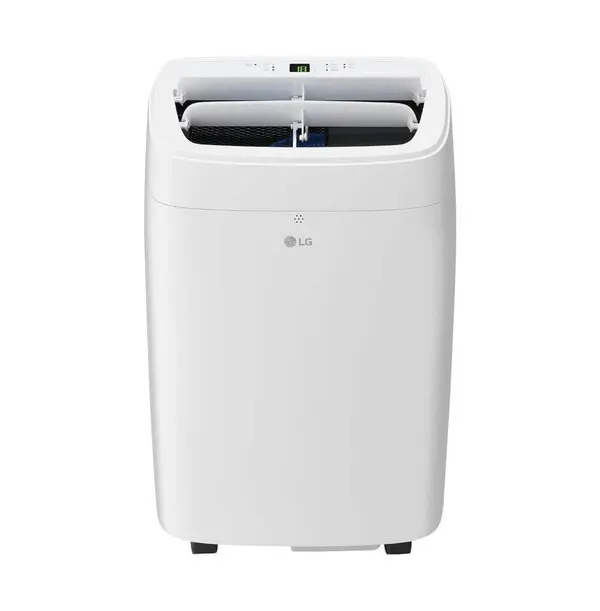 LG 7300 Btu Sacc / 11000 Btu Ashrae Portable Air Conditioner With Lcd Remote - White