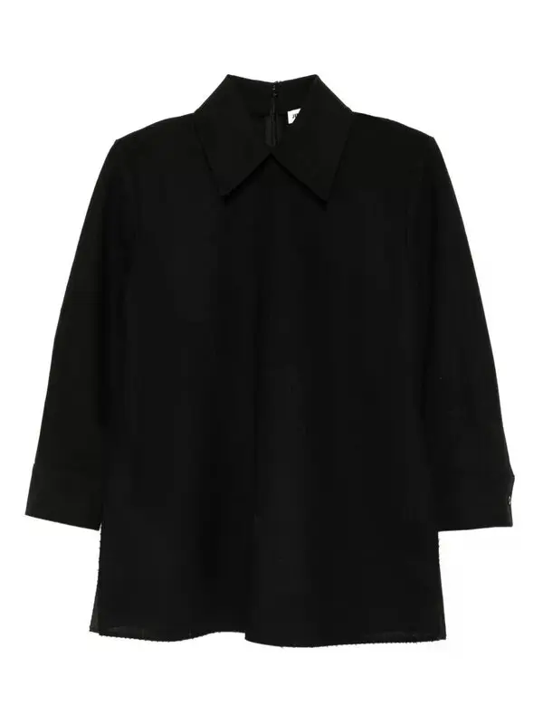 JIL SANDER Wool Collared Top
