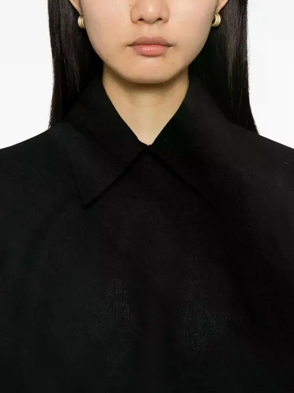 JIL SANDER Wool Collared Top