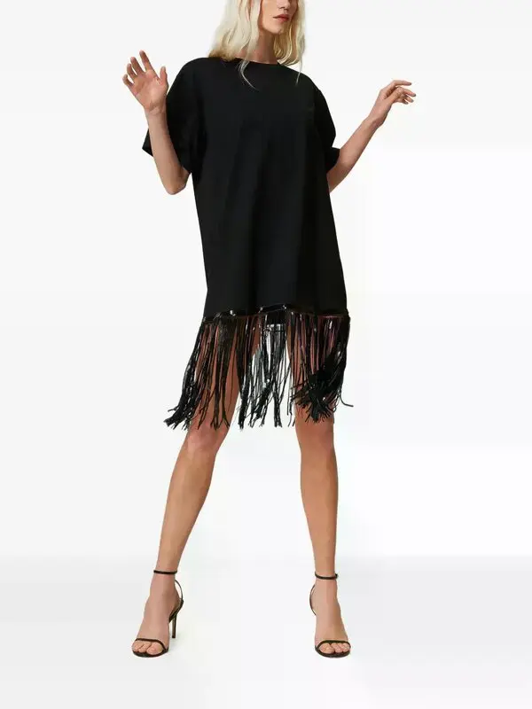 TWINSET Sequin-fringe T-shirt