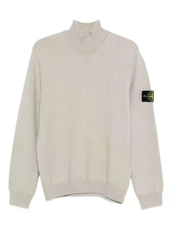 Stone Island Ribbed Turtleneck Sweater