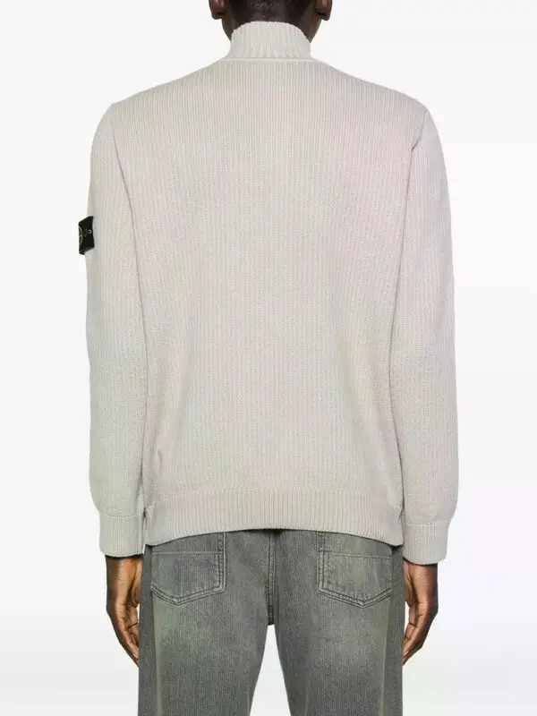 Stone Island Ribbed Turtleneck Sweater