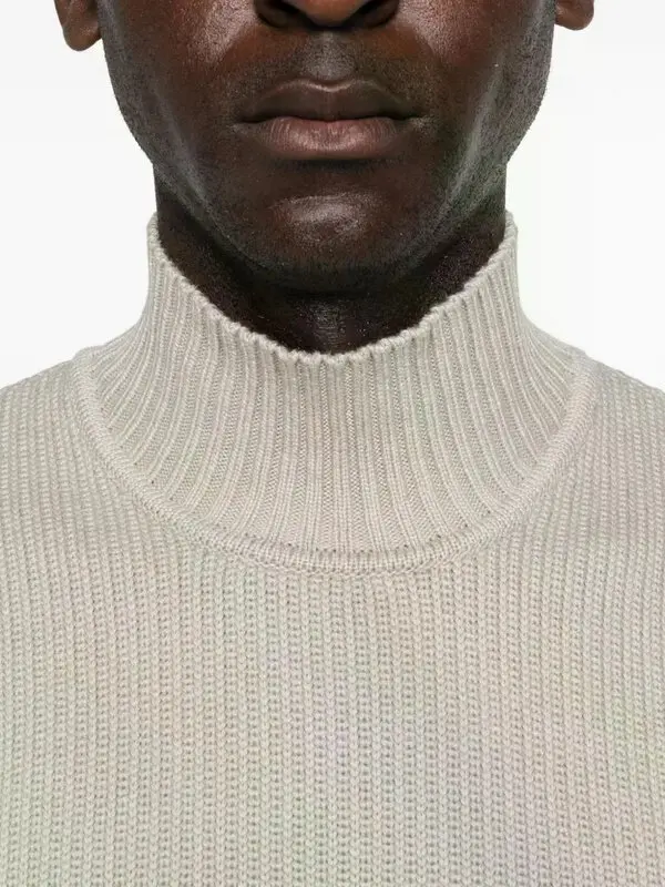 Stone Island Ribbed Turtleneck Sweater