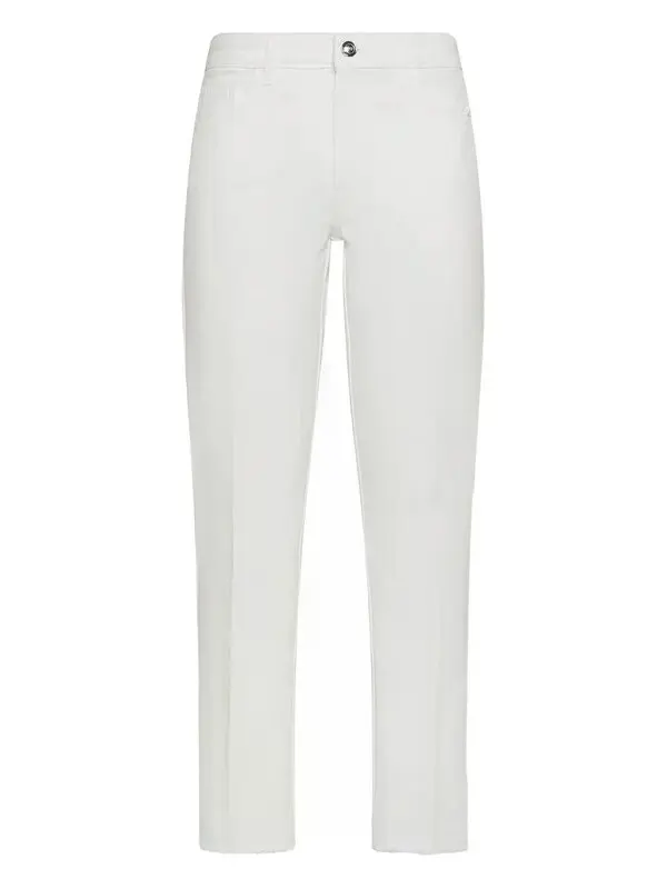 FAY Frayed-hem Trousers