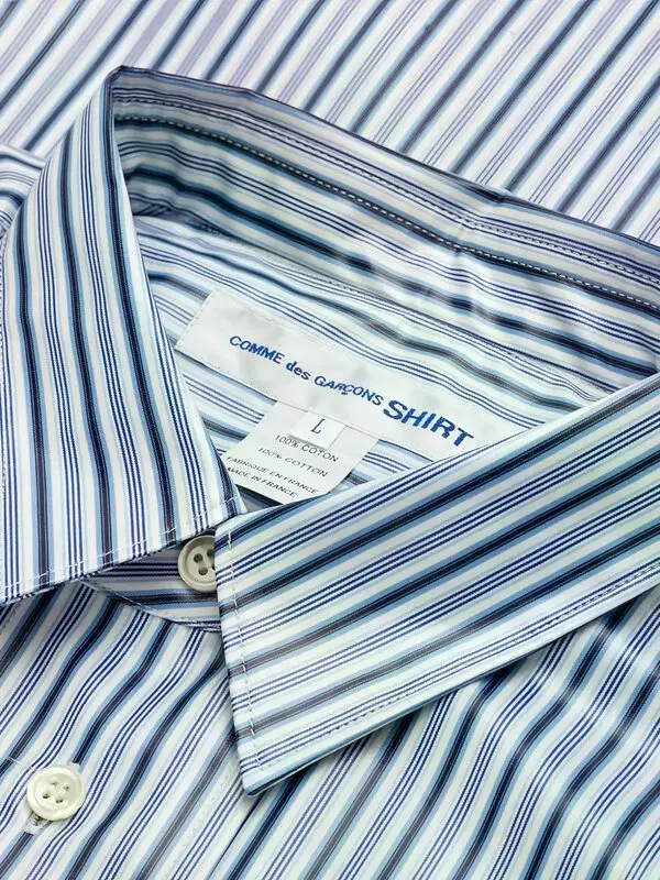 Comme Des Garçons Stripe Cotton Shirt