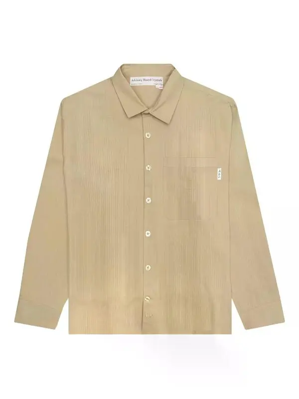 ADVISORY BOARD CRYSTALS Textured Pocket Shirt - Neutrals