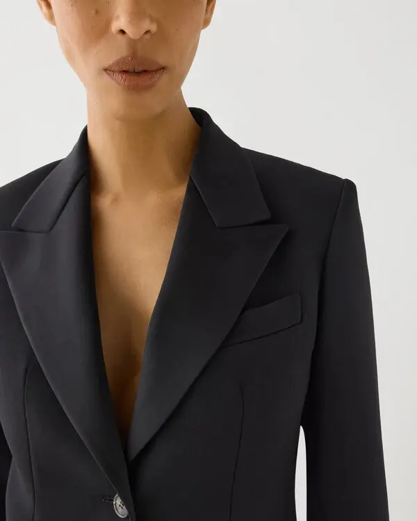 Veronica De Piante Meliha Grain De Poudre Wool Coat